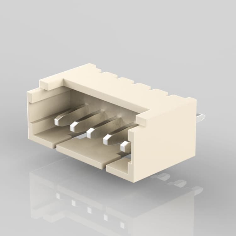 1.25mm Wire To Board Connector Wafer Connectors Vertical 180° DIP Type 2Pin-16Pin